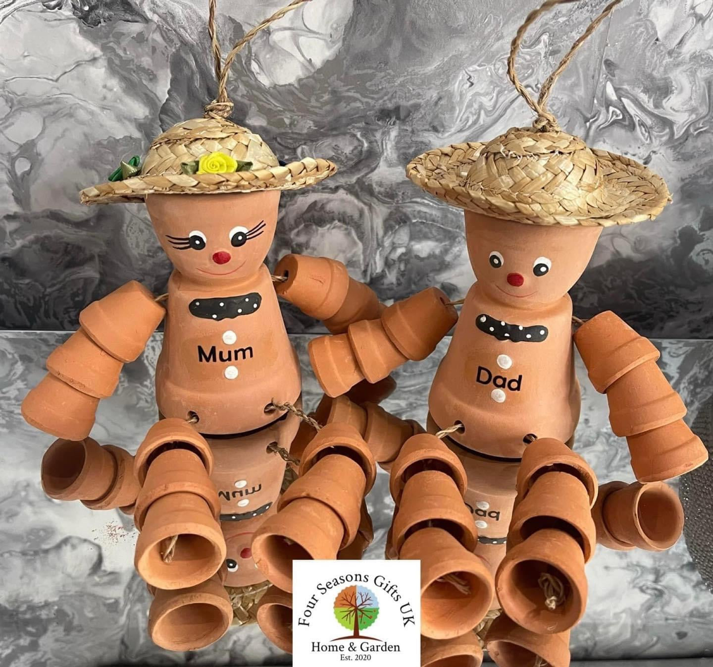 Terracotta Flowerpot People – fourseasonsgiftsuk